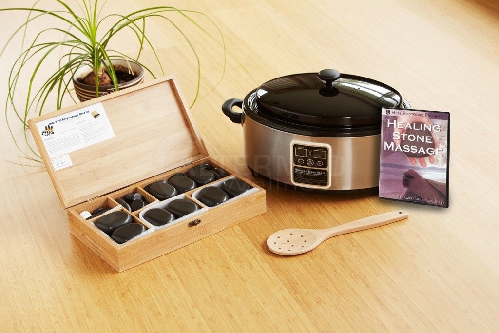 Hotstone standard varmer med 45 sten — BodyMindCompany